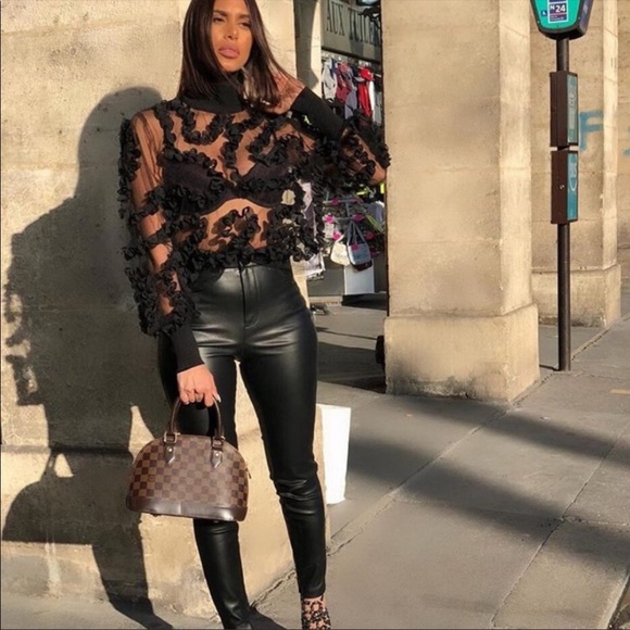 Zara | Sweaters | Zara Semi Sheer Top Bloggers Favorite | Poshmark